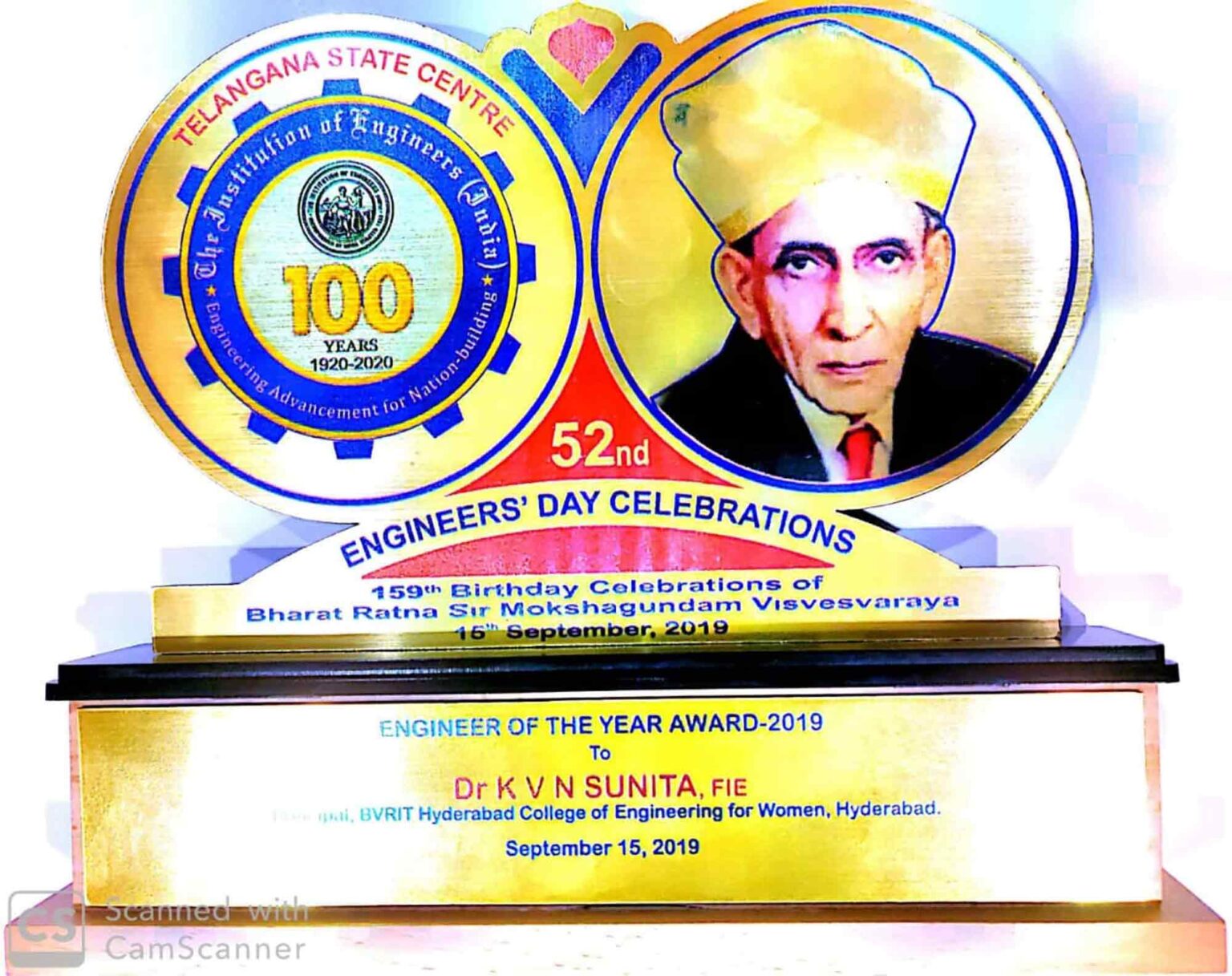 Engineer of the Year Award 2019 by Institute of Engineers (India ...